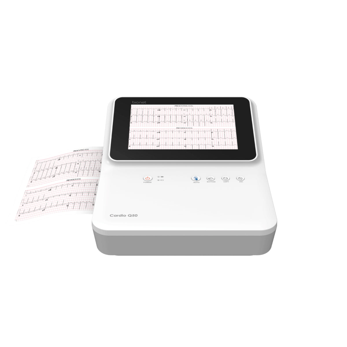 Bionet Cardio Q50 12-Channel Interpretive Resting ECG/EKG Machine ...