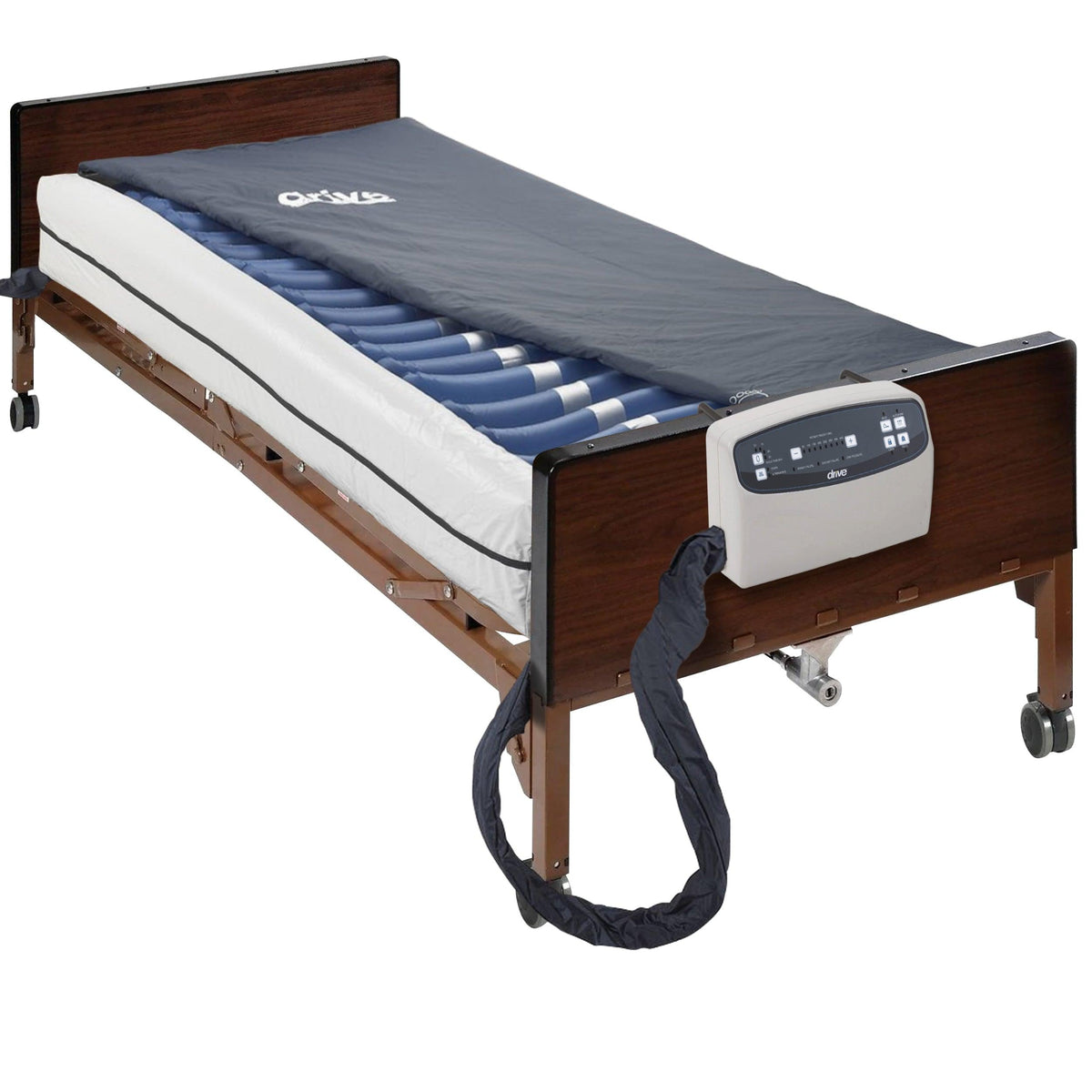 Drive Medical Med Aire Plus Defined Perimeter Low Air Loss Mattress ...