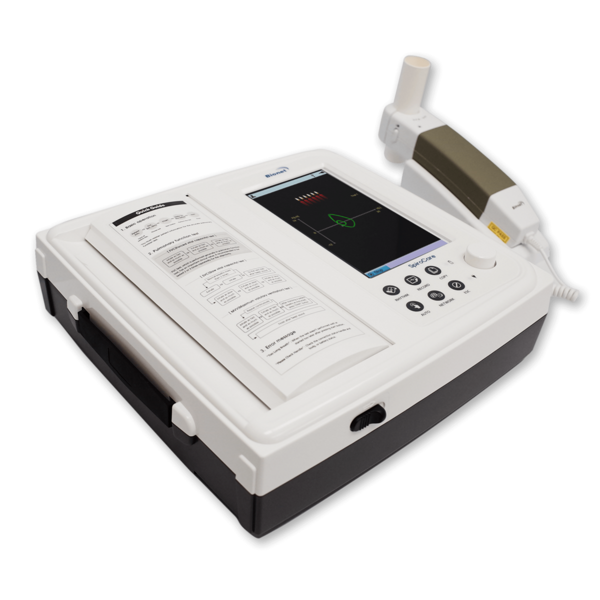 Bionet SpiroCare – Pulmonary Function Testing Touch Screen Spirometer ...